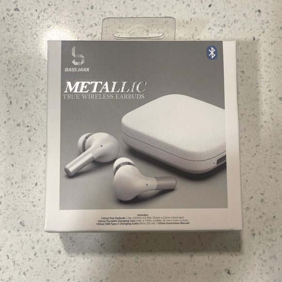 Bass Jaxx | Headphones | Bass Jazz Metallic True Wireless Earbuds ...